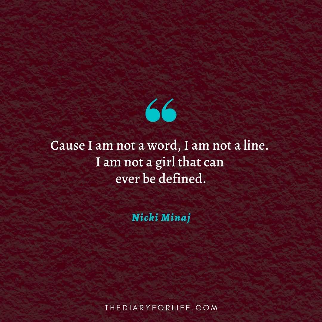 60+ Fierce Nicki Minaj Quotes And Lyrics To Boost Confidence
